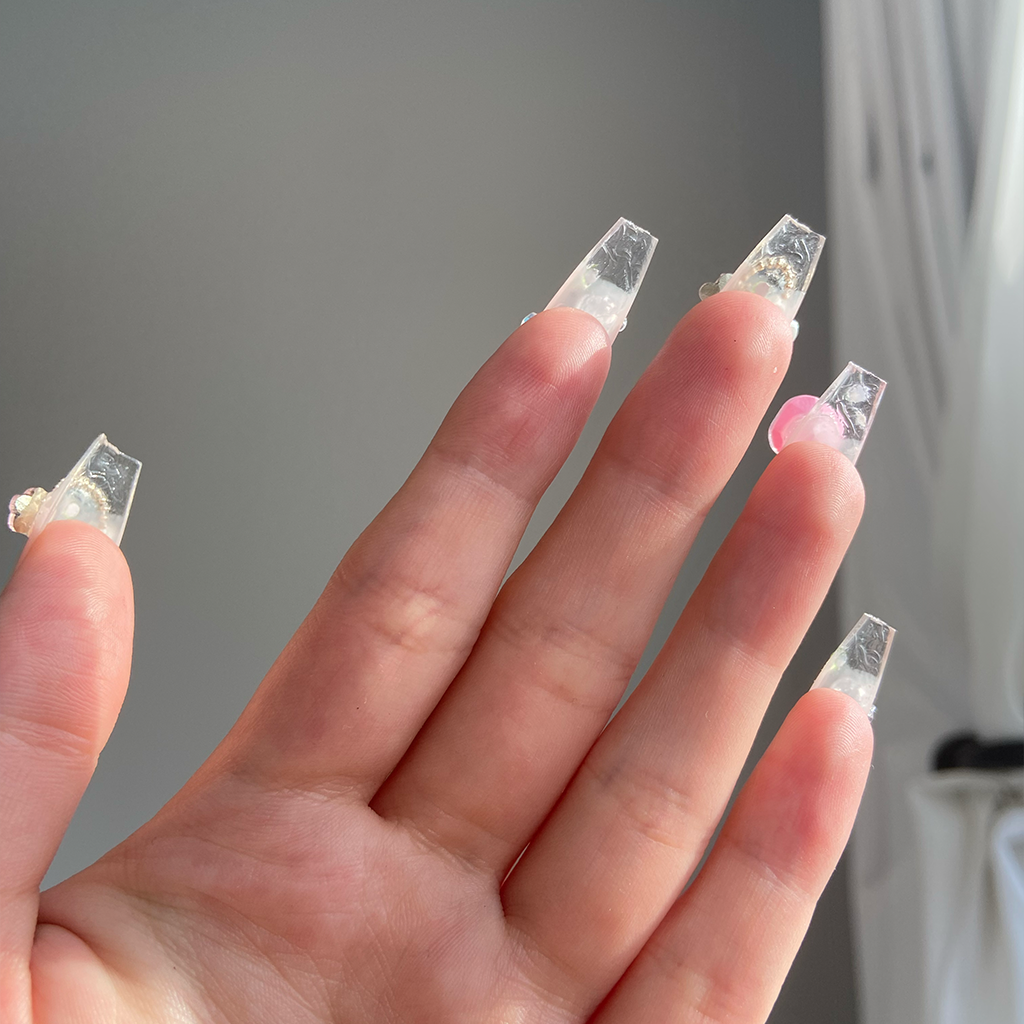 Rosé Handmade Nails – Ayesha's Nail Rings